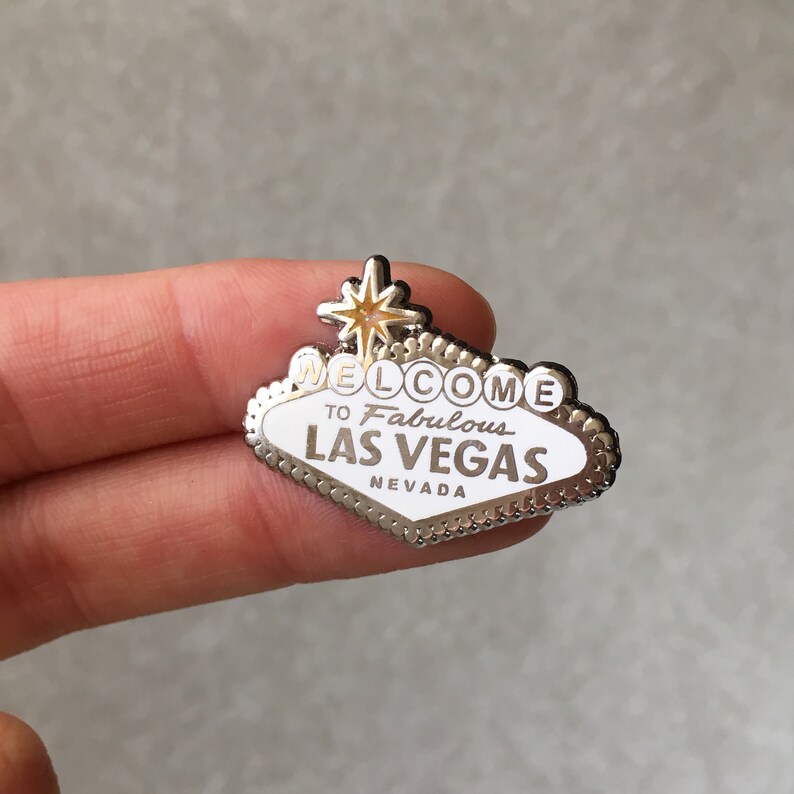 Welcome to Fabulous Las Vegas Sign Pin | Etsy
