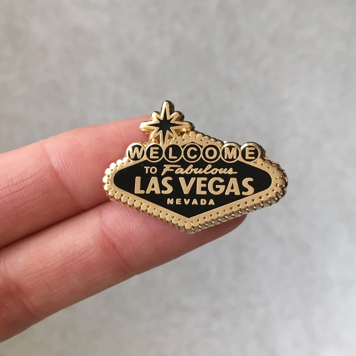 Welcome to Fabulous Las Vegas Sign Pin | Etsy