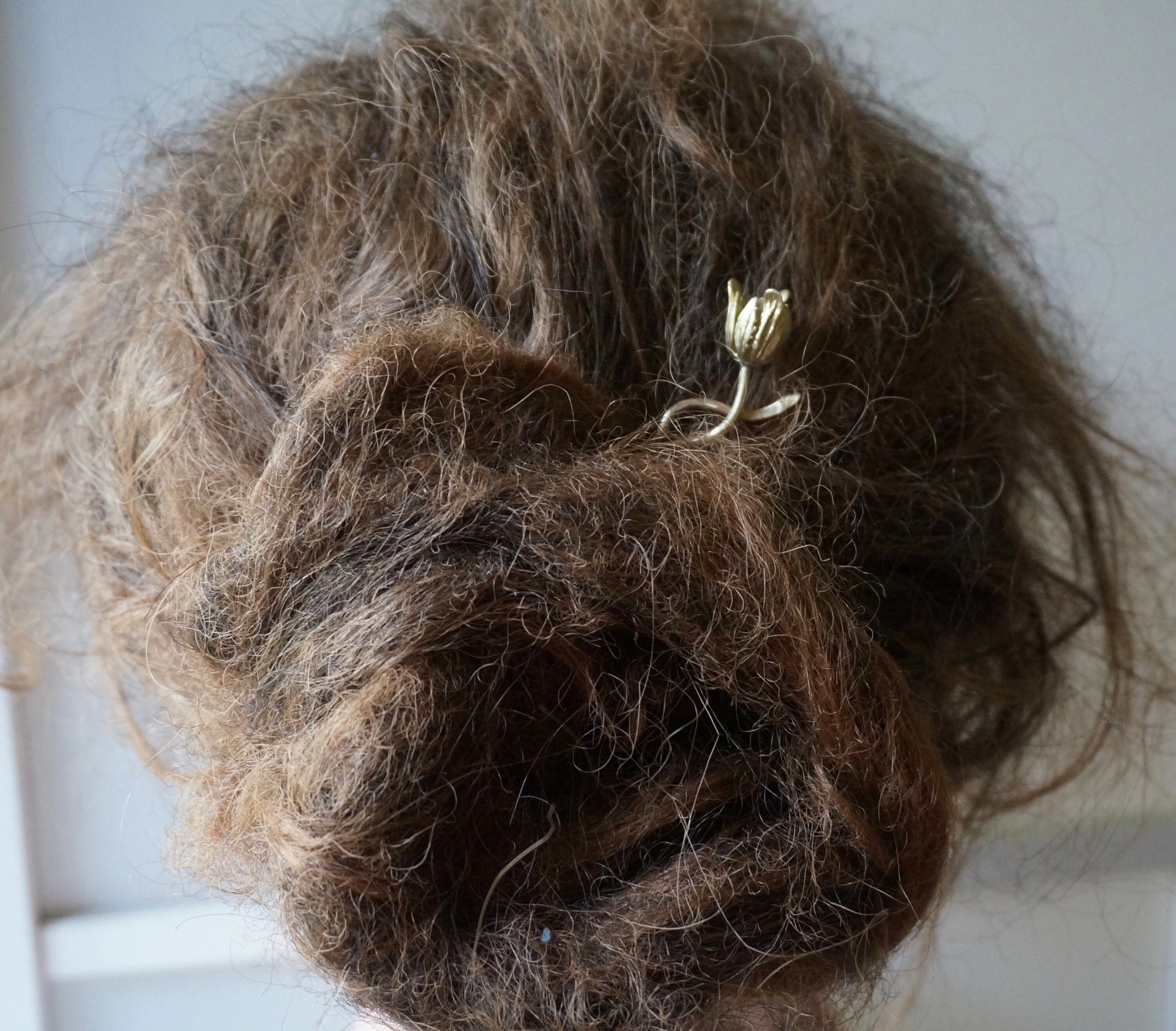 Tulip Flower Hair Pin Simple Floral Hair Stick No Bendable - Etsy