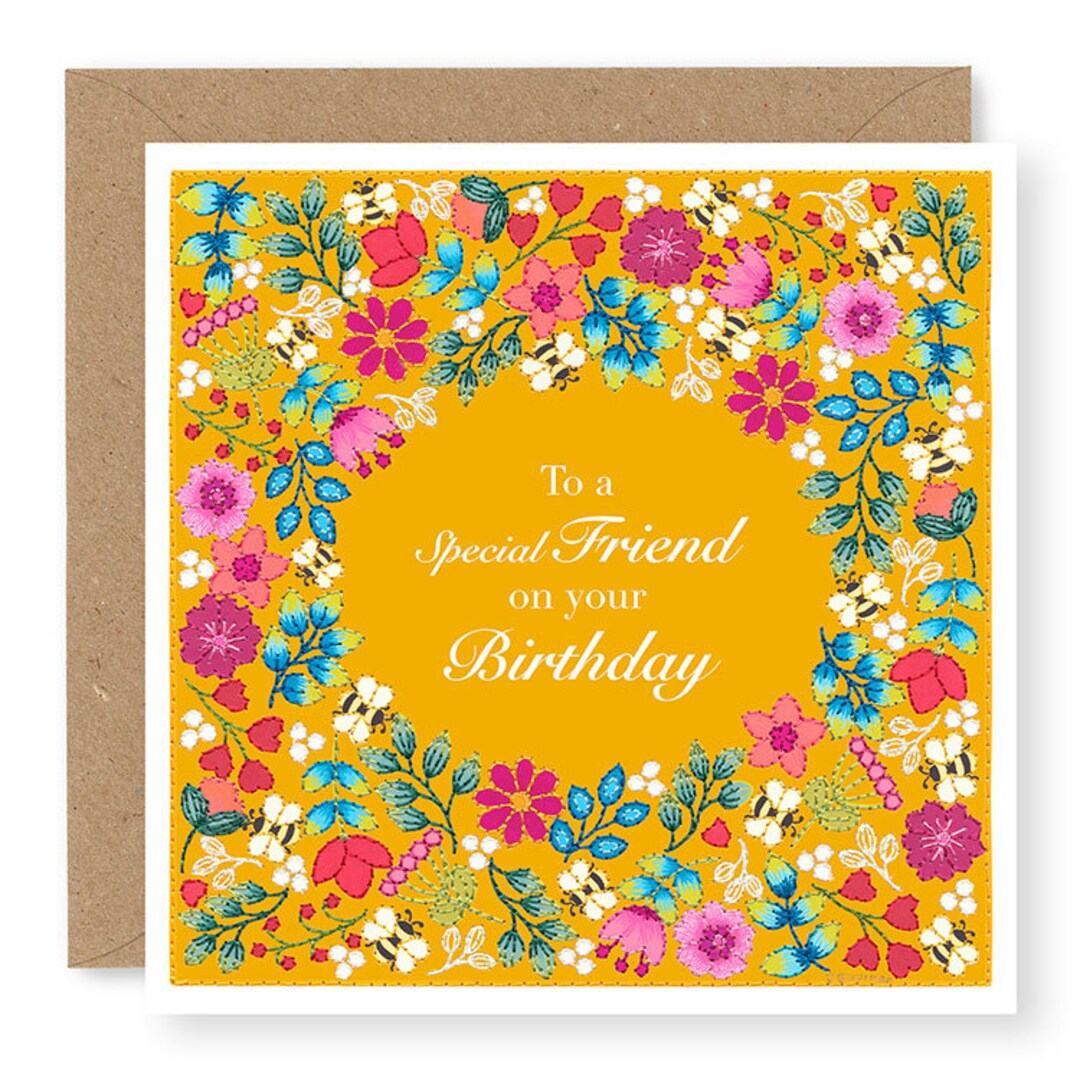 Special Friend Card, Beautiful Friend Birthday Card, to a Special ...
