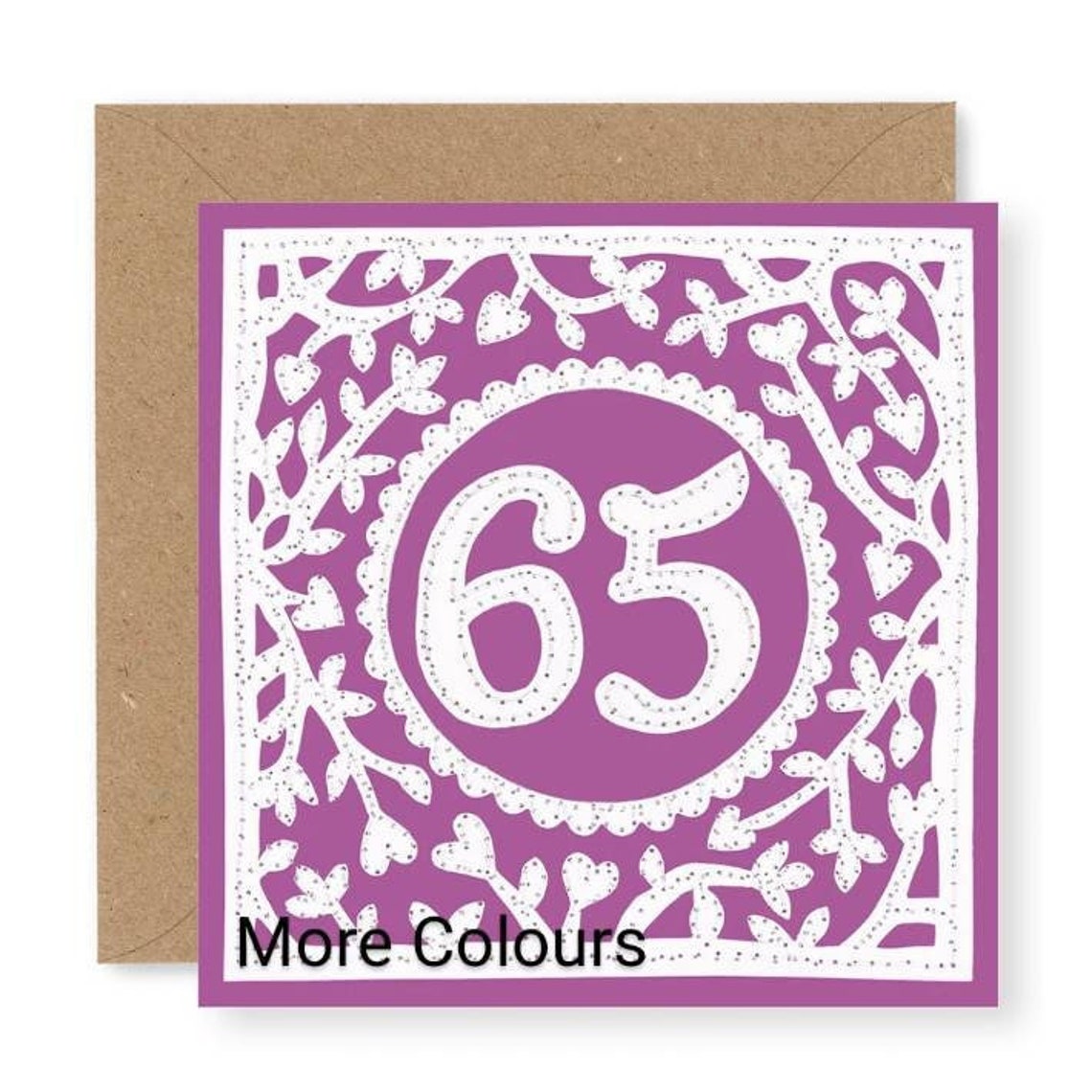 65th Birthday Card, Women's Age 65 Birthday Card, Men's Age 65 Birthday ...