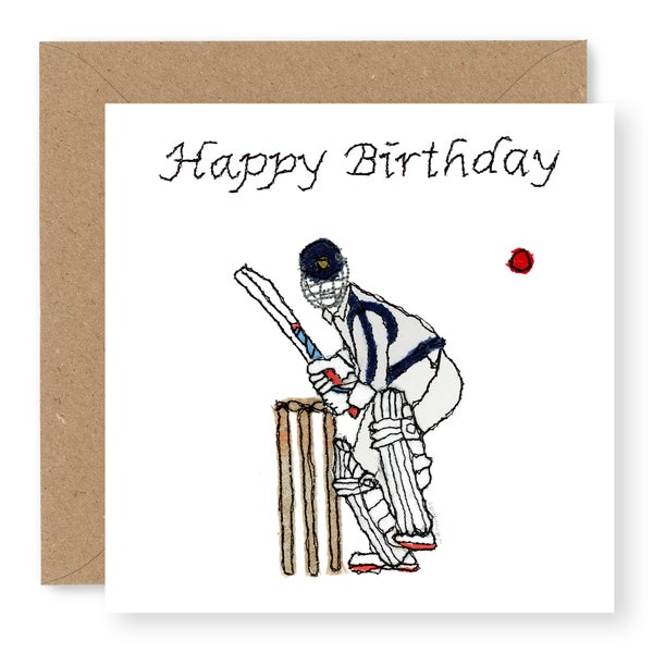 Cricket Birthday Card - Etsy UK