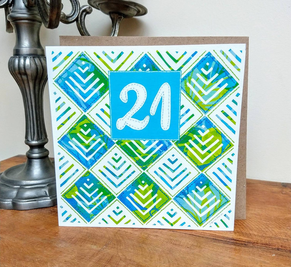 21st Birthday Card Age 21 Birthday for Boys BD83 - Etsy