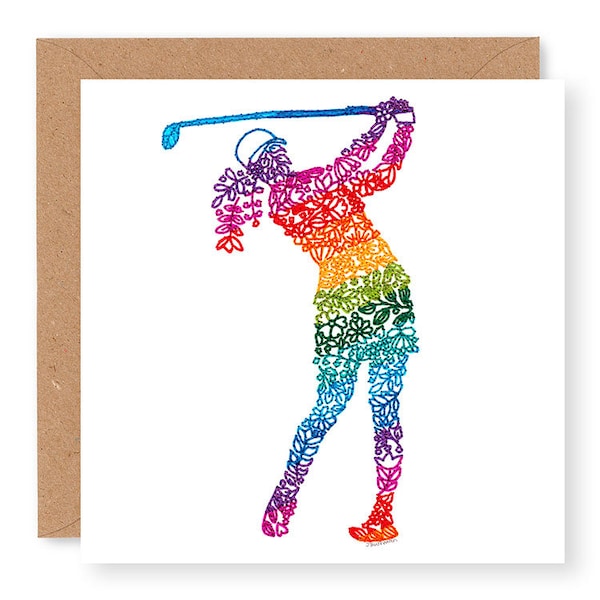 Golf Birthday Card - Etsy
