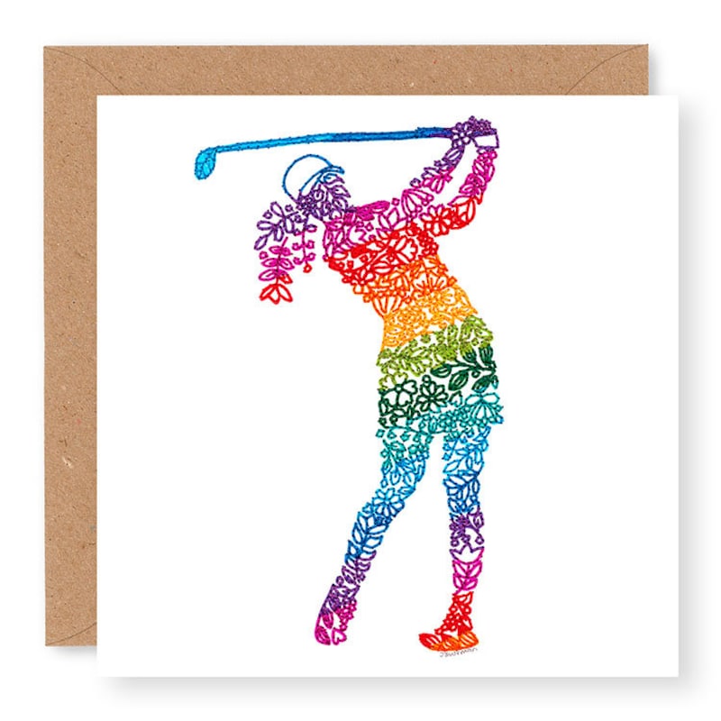Golf Card - Etsy
