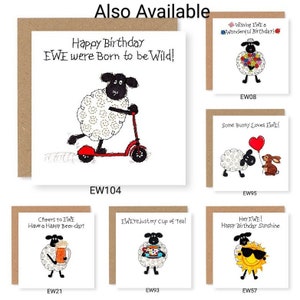 Friend Birthday Card, Sheep Card, Life's Never Dull With Friends Like ...