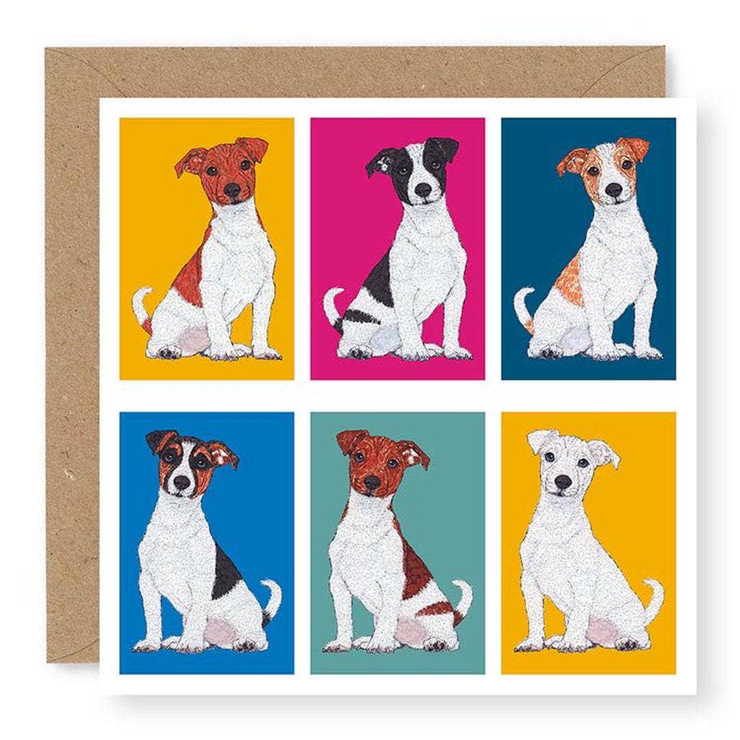 Jack Russel Card, Cute Jack Russel Birthday Card, Dog Birthday Card ...