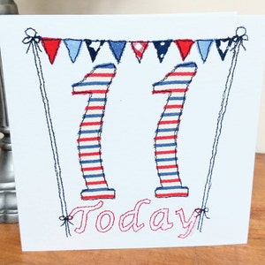 11th Birthday Card for Boys Age 11 Card Printed From - Etsy UK