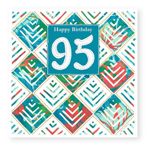 95th Birthday Card, Mens Age 95 Birthday Card, Womens Age 95 Birthday ...