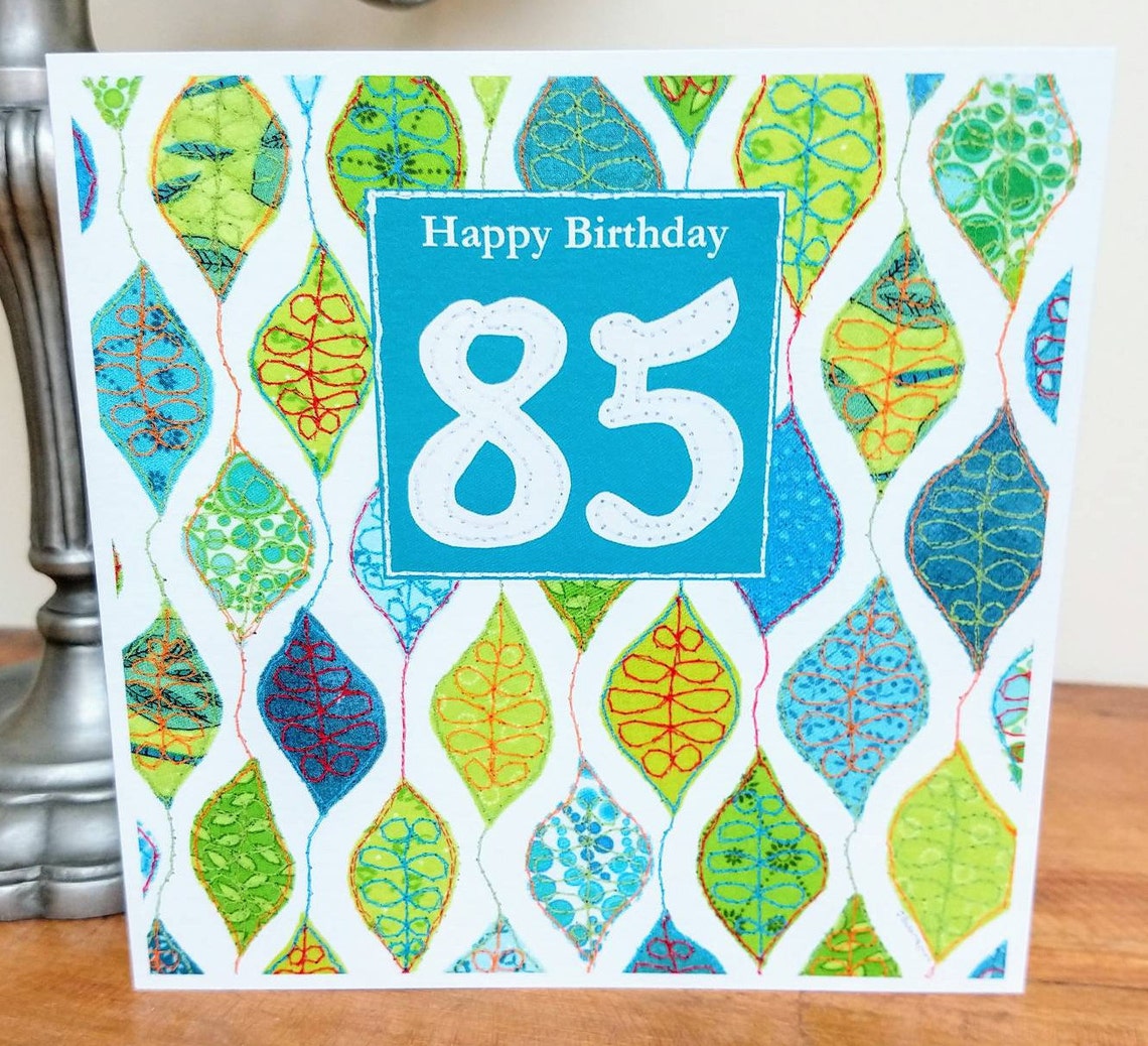 85th Birthday Card Mens Age 85 Birthday Card Womens Age 85 - Etsy