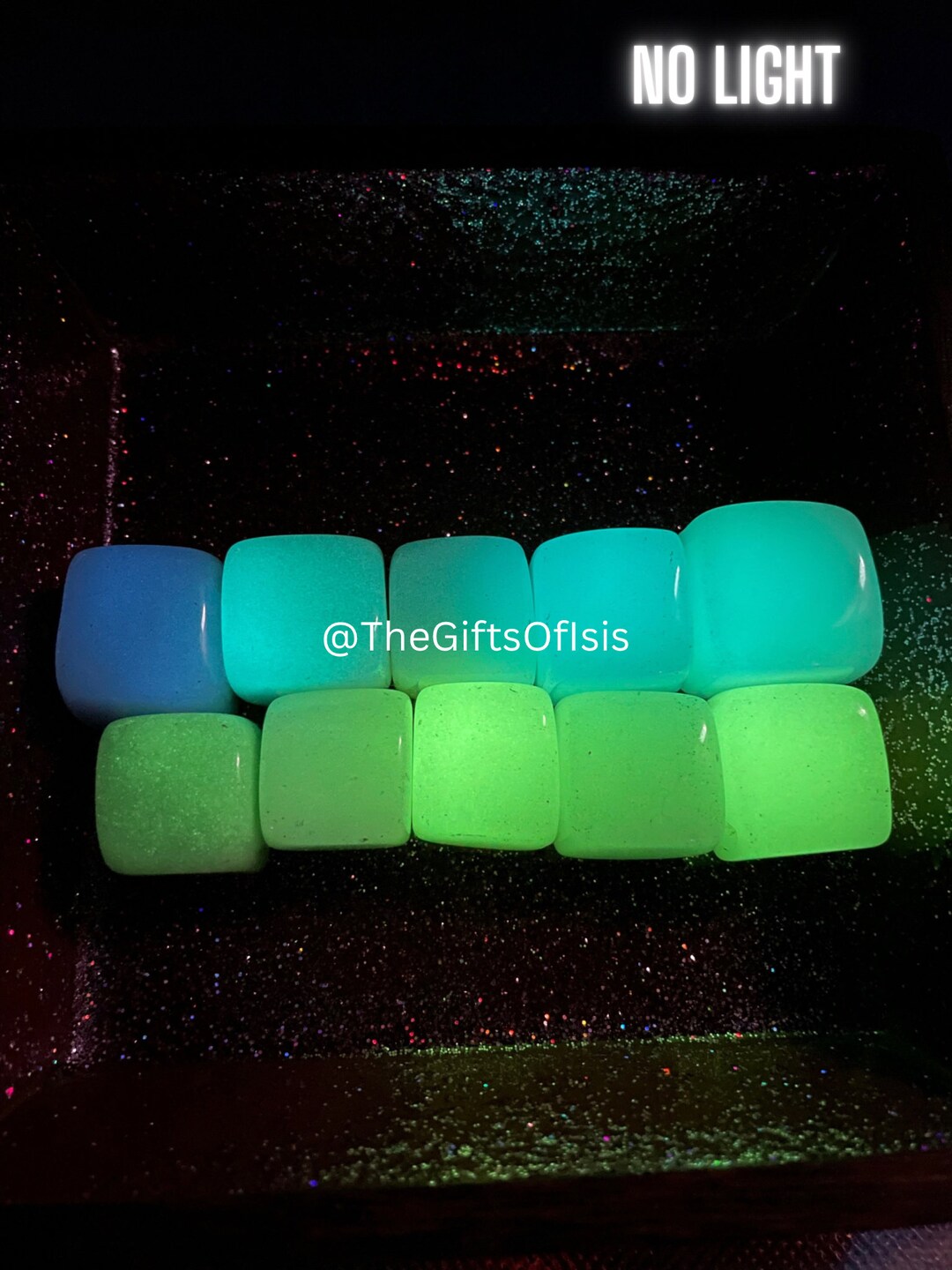 Glowstone Cube, Glowstone Cube, Glow in the Dark Crystals, Glow ...