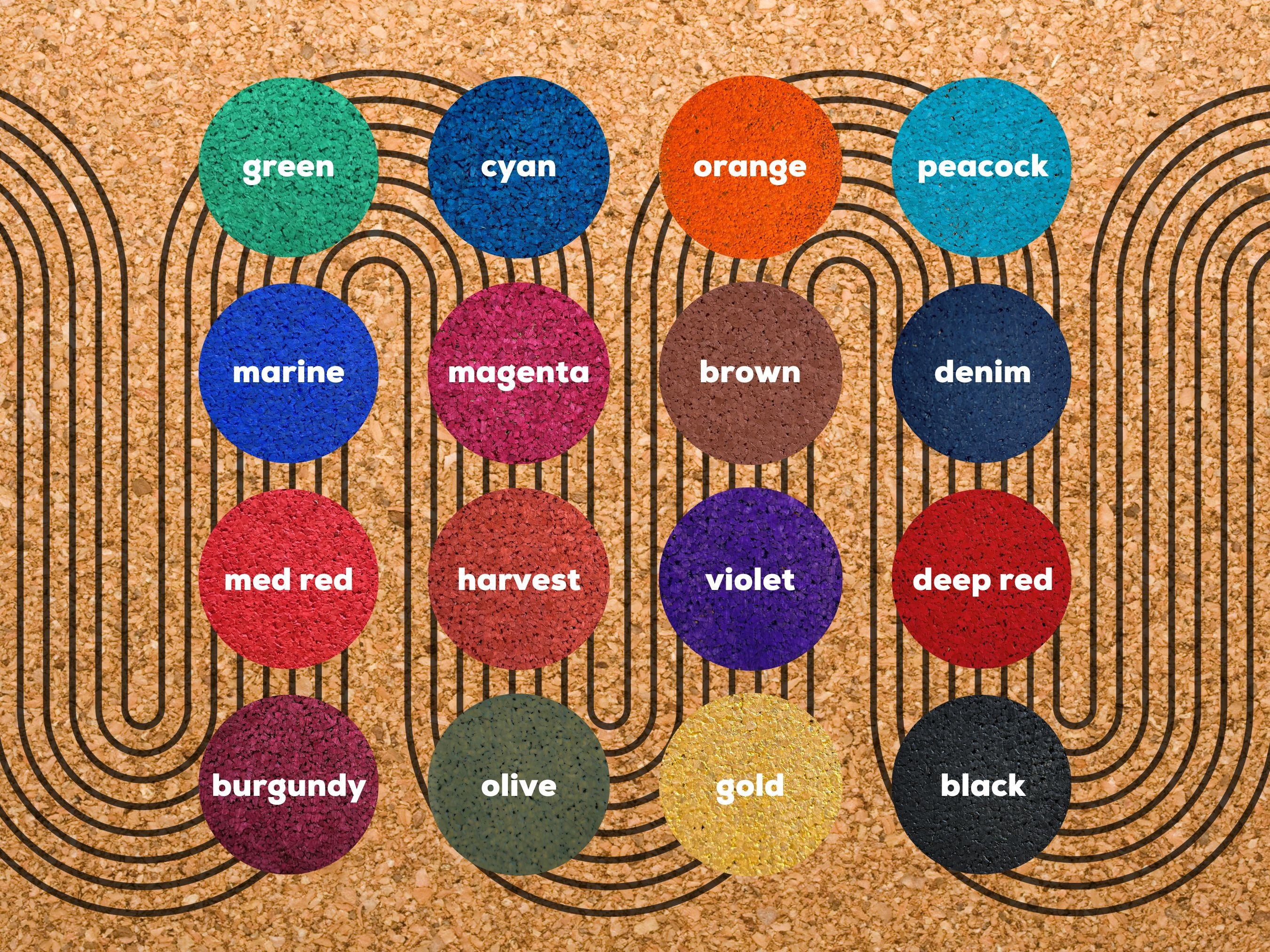 Decorative Cork Board 18x24 Inch | Pin Board, Bulletin Board, Memoboard ...