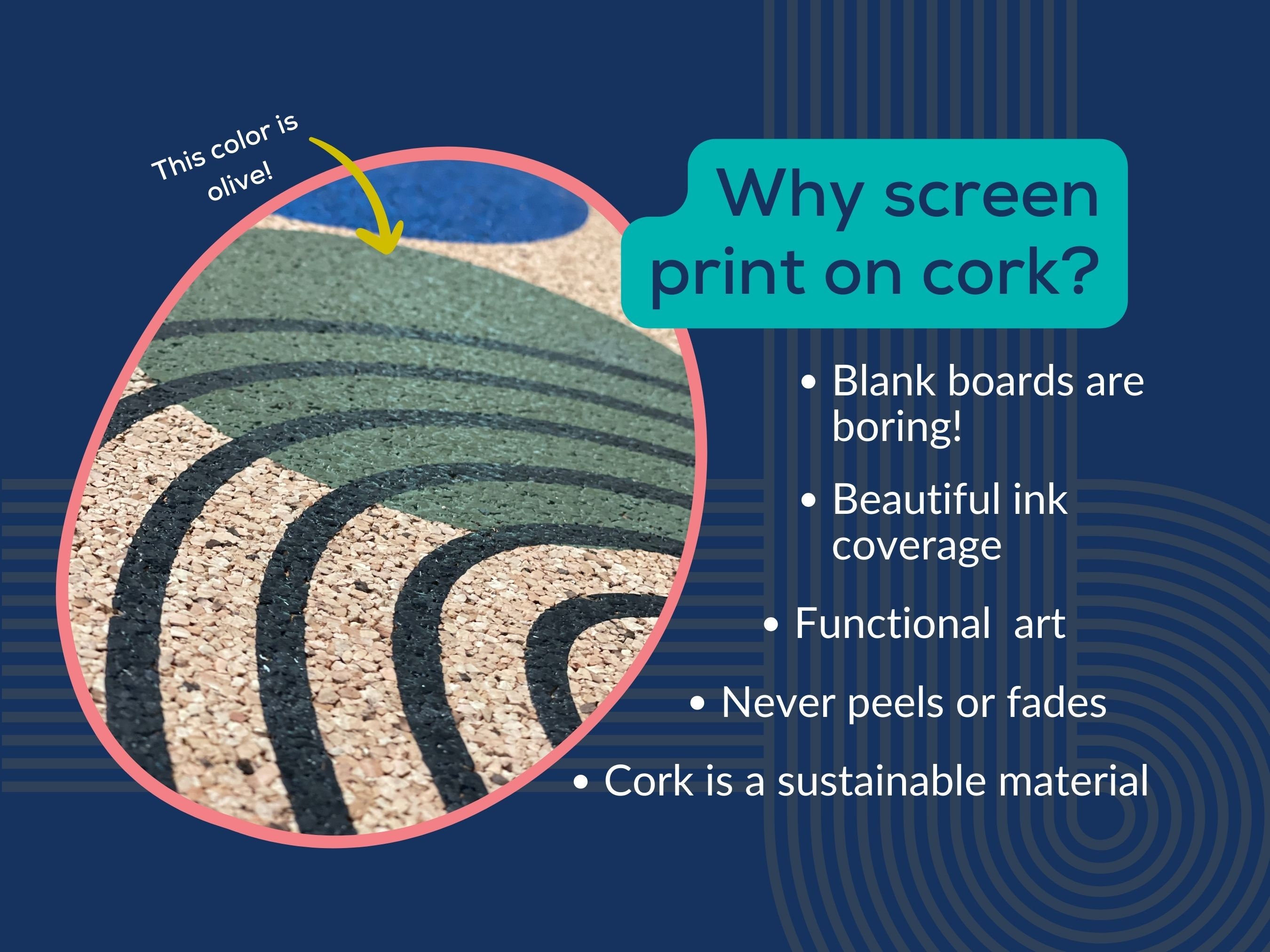 Decorative Cork Board 24x36 Inch Pin Board, Bulletin Board, School ...