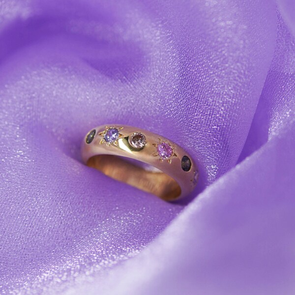 Pastel Stone Ring - Etsy