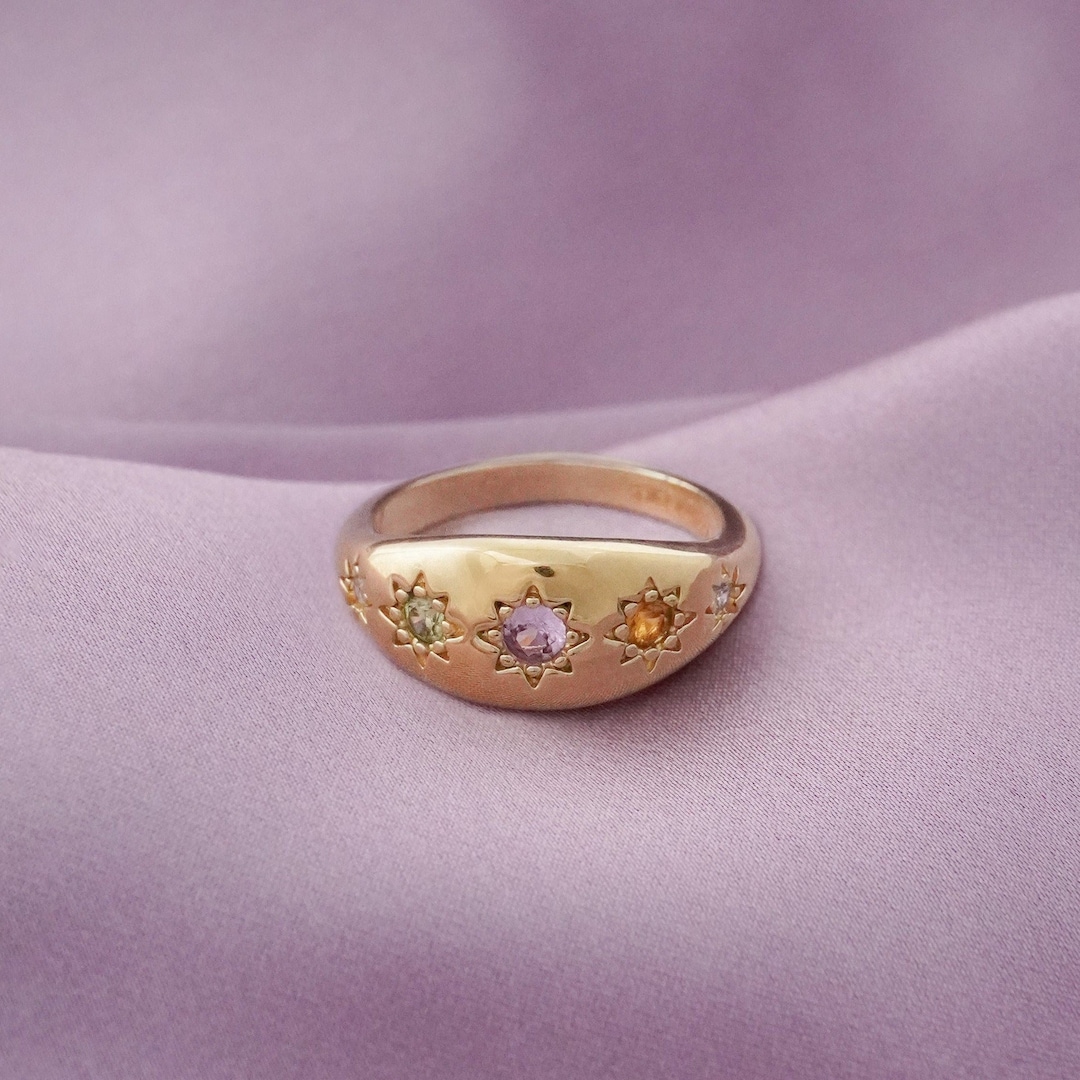 Kaleidoscope Disco Ring - Etsy