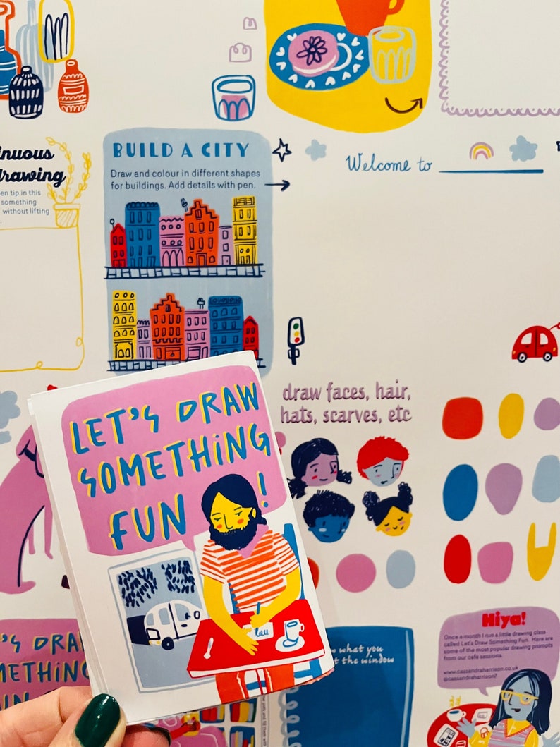 Drawing Activity Poster - Etsy