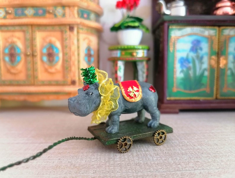 puppet miniature Gift saber OlgaDollhouse Saber in a box Collectible ...