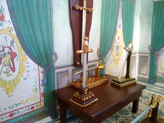 puppet miniature Gift saber OlgaDollhouse Saber in a box Collectible ...