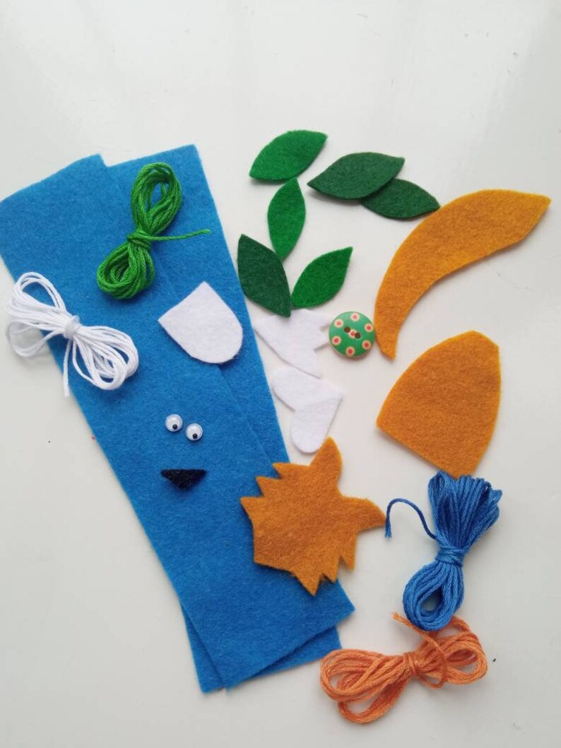 Bookmark Making Craft Kit Kids Craft Kit DIY Bookmark Care | Etsy