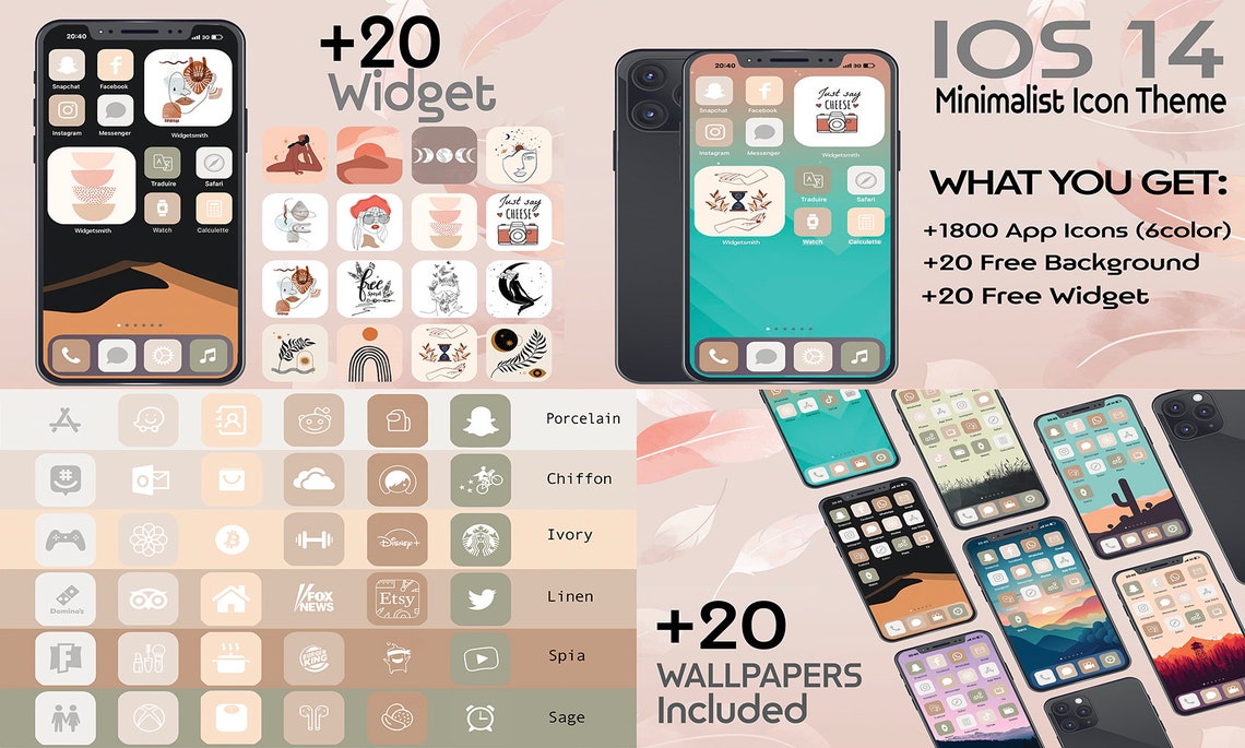 1800 High Resolution Ios Icons Pack Mega Bundle Iphone IOS | Etsy