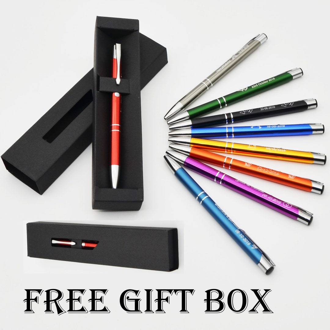 Custom Engraved Personalized Metal Pens | Wedding |school |gift ...
