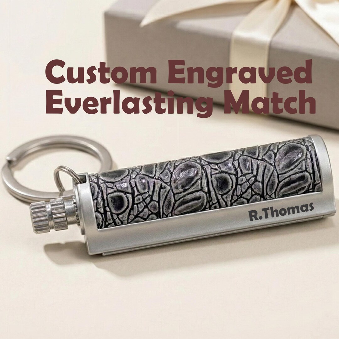 Personalized Everlasting Match, Custom Engraved Kerosene Lighter, Fire ...