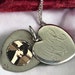 Vintage Sterling Silver Heart Slide Locket W/ MDC Monogram 3 Photo ...