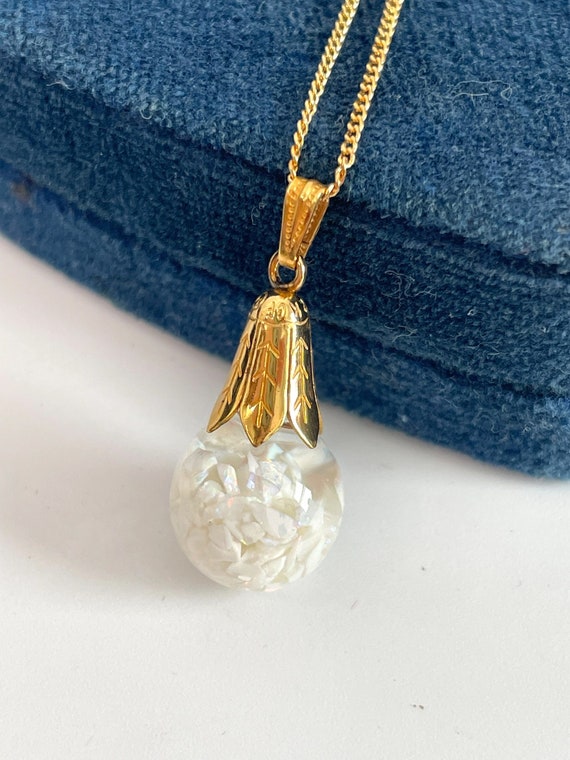 Vintage opal color glass - Gem