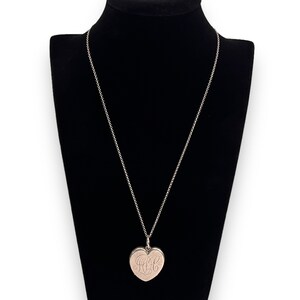 Vintage Sterling Silver Heart Slide Locket W/ MDC Monogram 3 Photo ...