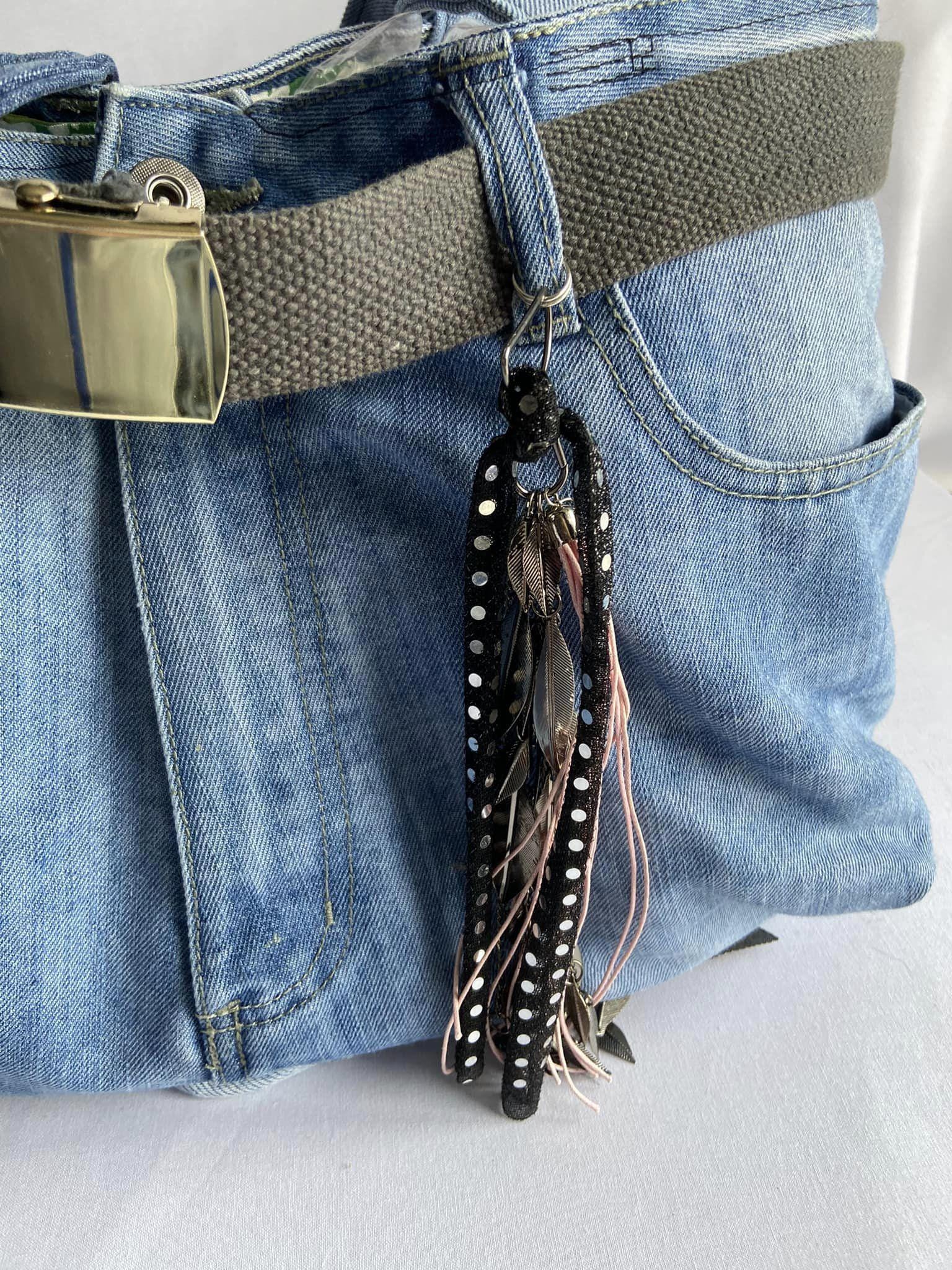 Upcycled Denim Bag - Etsy