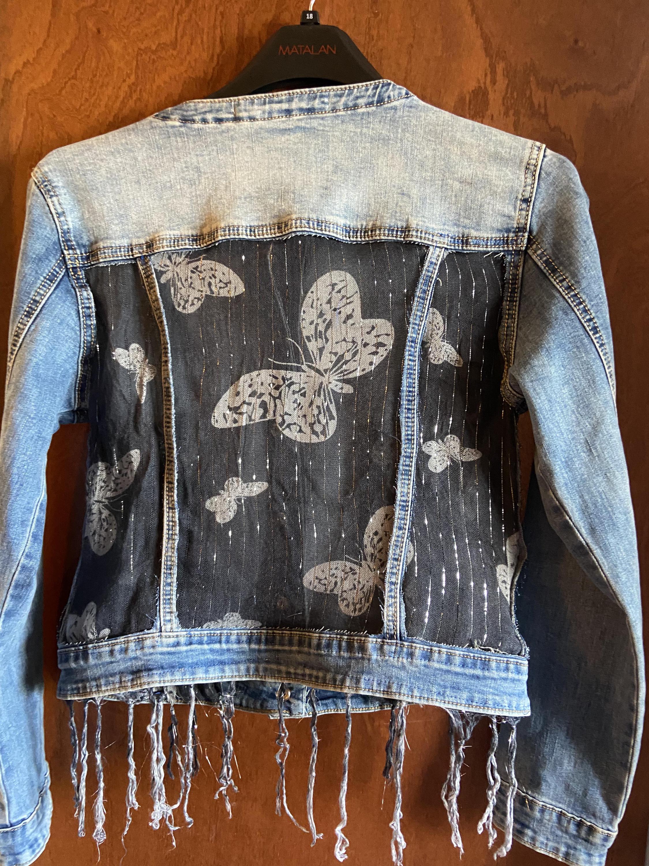 Women's Upcycled Denim Jacket - Etsy
