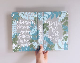 Hand painted bible | Etsy