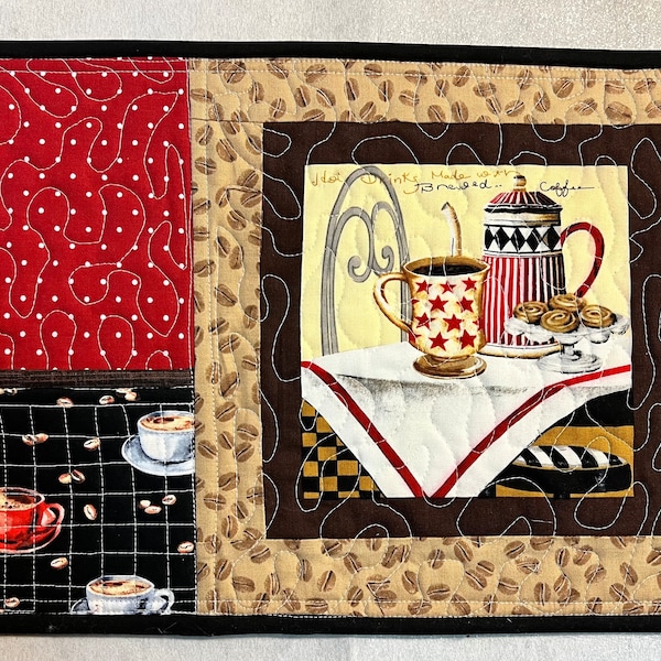 Quilted Mug Rug - Etsy