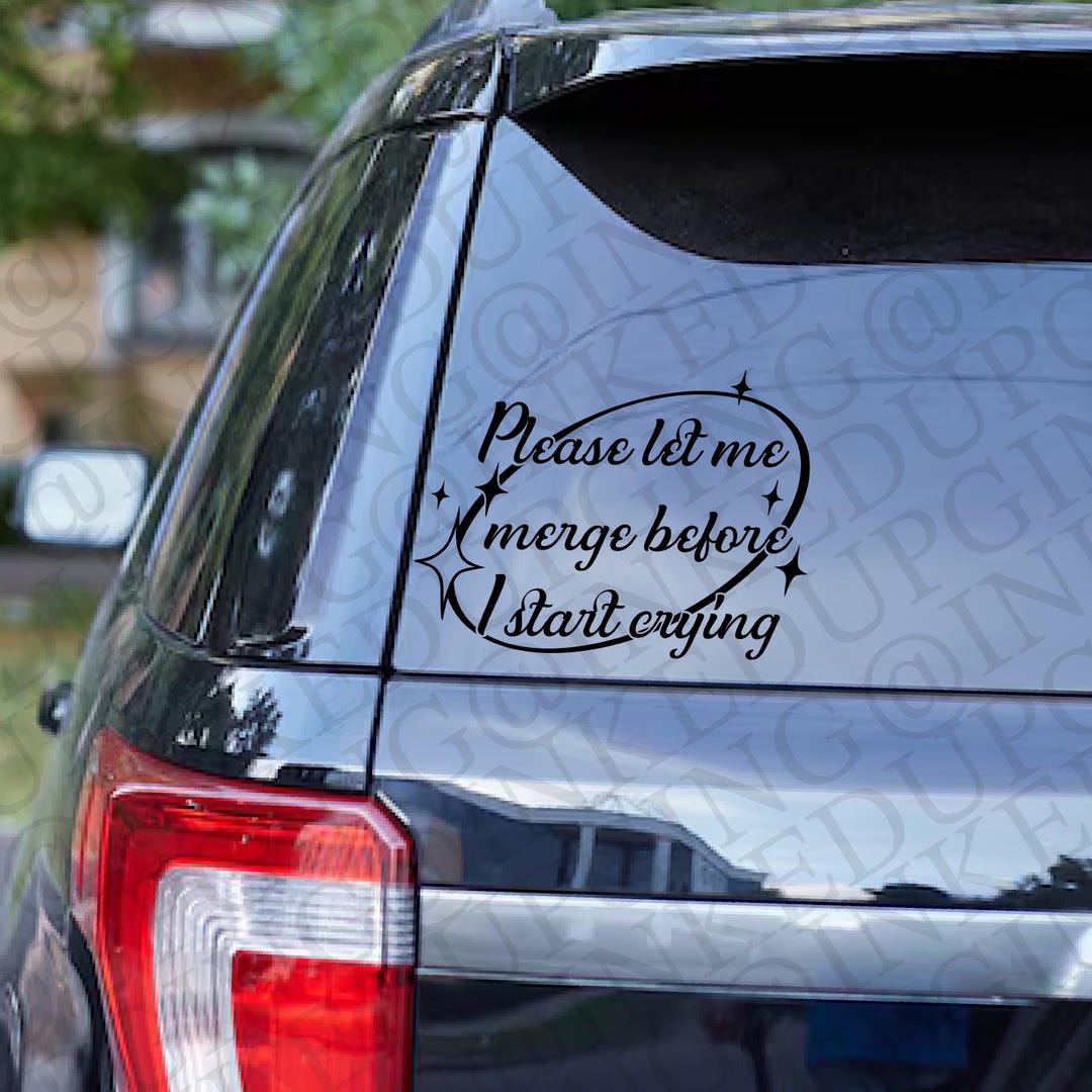 Funny Custom Bumper Sticker, Window Decal for Car, Truck, or SUV ...
