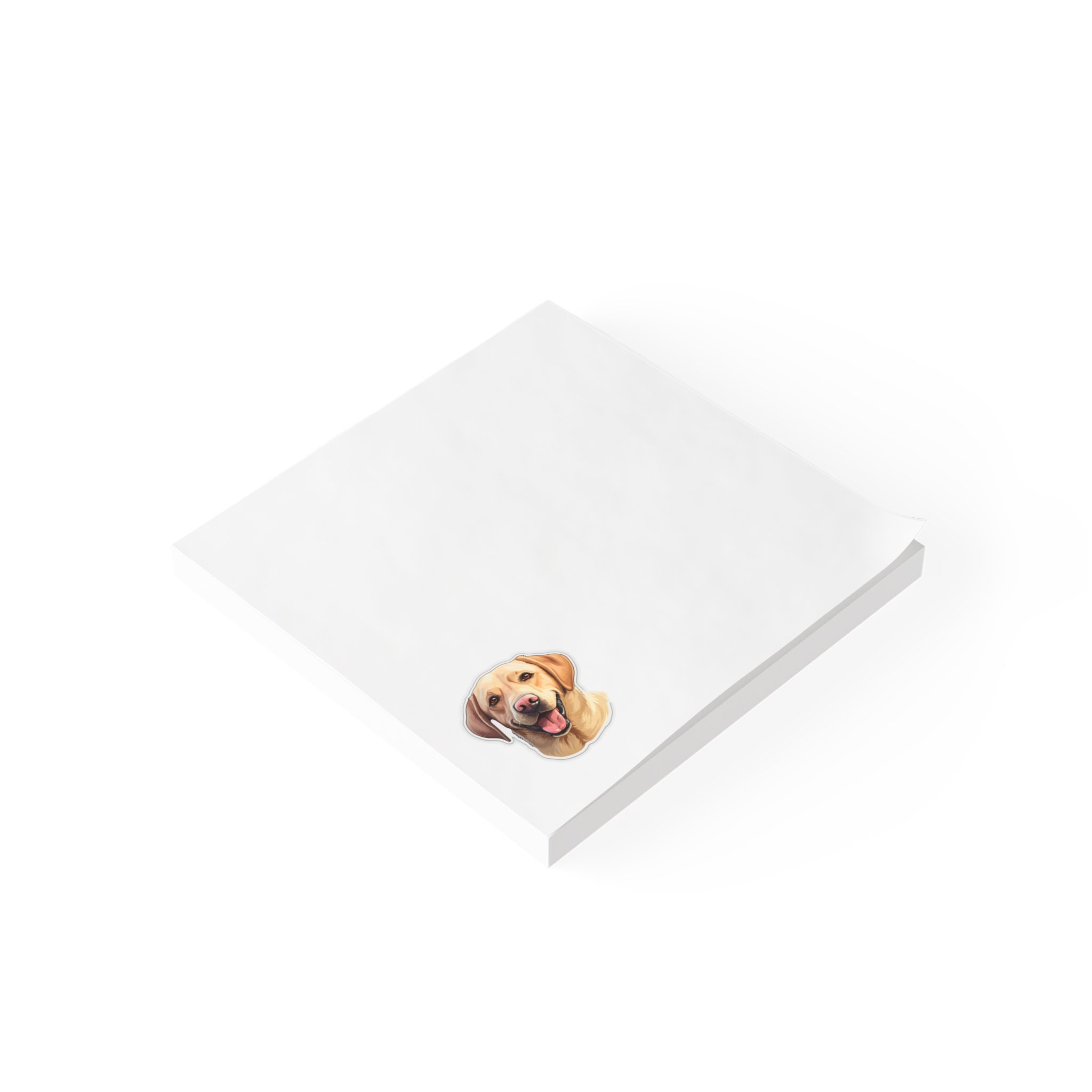 Yellow Lab Post-it Note - Etsy