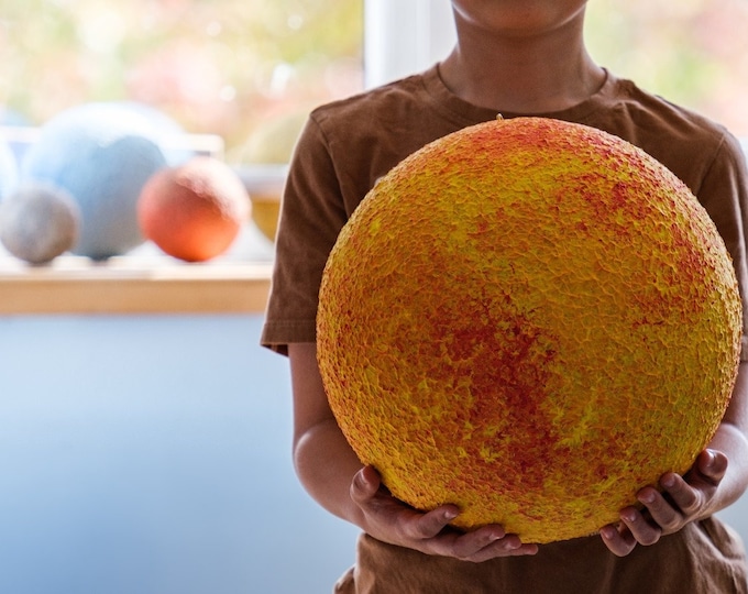 Very Large Solar System Model Set, Hanging Planets With Hooks, Sun ...