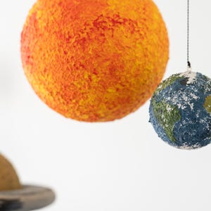 Solar System Model Set, Hanging Planets With Hooks and Strings, Sun ...