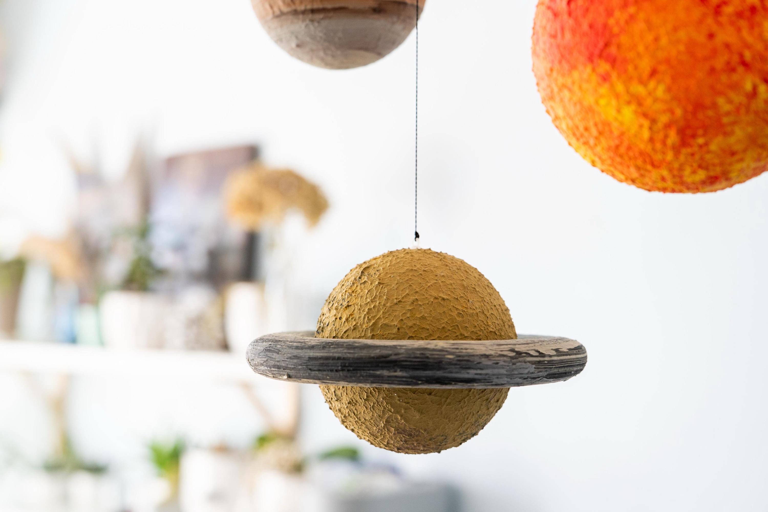 Solar System Model Set, Hanging Planets With Hooks and Strings, Sun ...