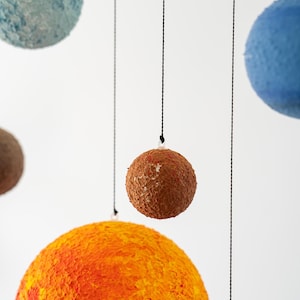 Solar System Model Set, Hanging Planets With Hooks and Strings, Sun ...