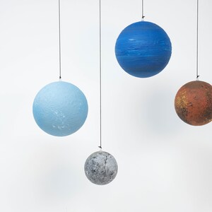 Solar System Model Set, Hanging Planets With Hooks and Strings, Sun ...