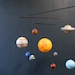 Larger Solar System Planet Mobile Hanging Sun and Planets - Etsy