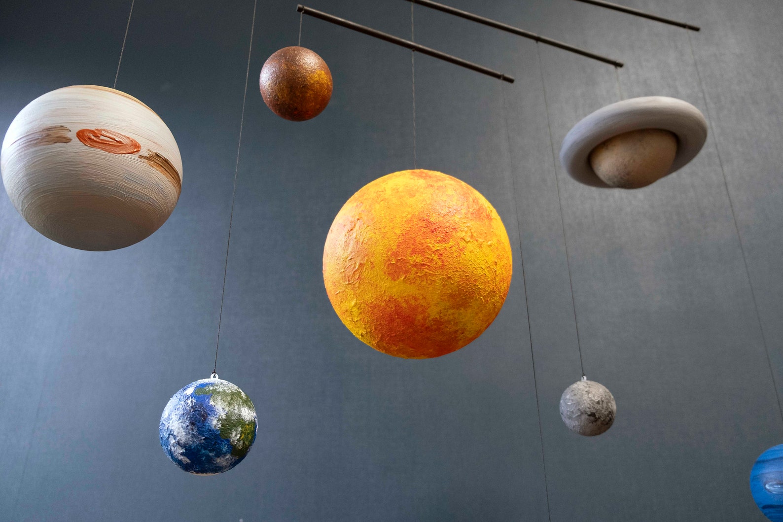 Larger Solar System Planet Mobile Hanging Sun and Planets - Etsy