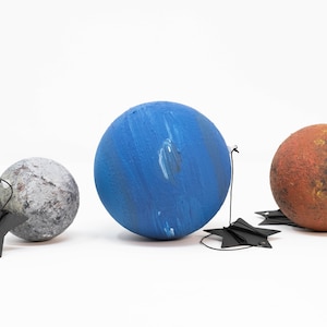 Solar System Model Set, Hanging Planets With Hooks and Strings, Sun ...