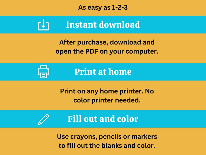 Happy Birthday Brother: Printable Coloring Card. Fill-in-the-blanks and ...