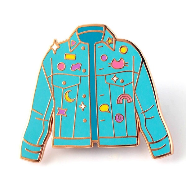 Denim Jacket Pin - Etsy