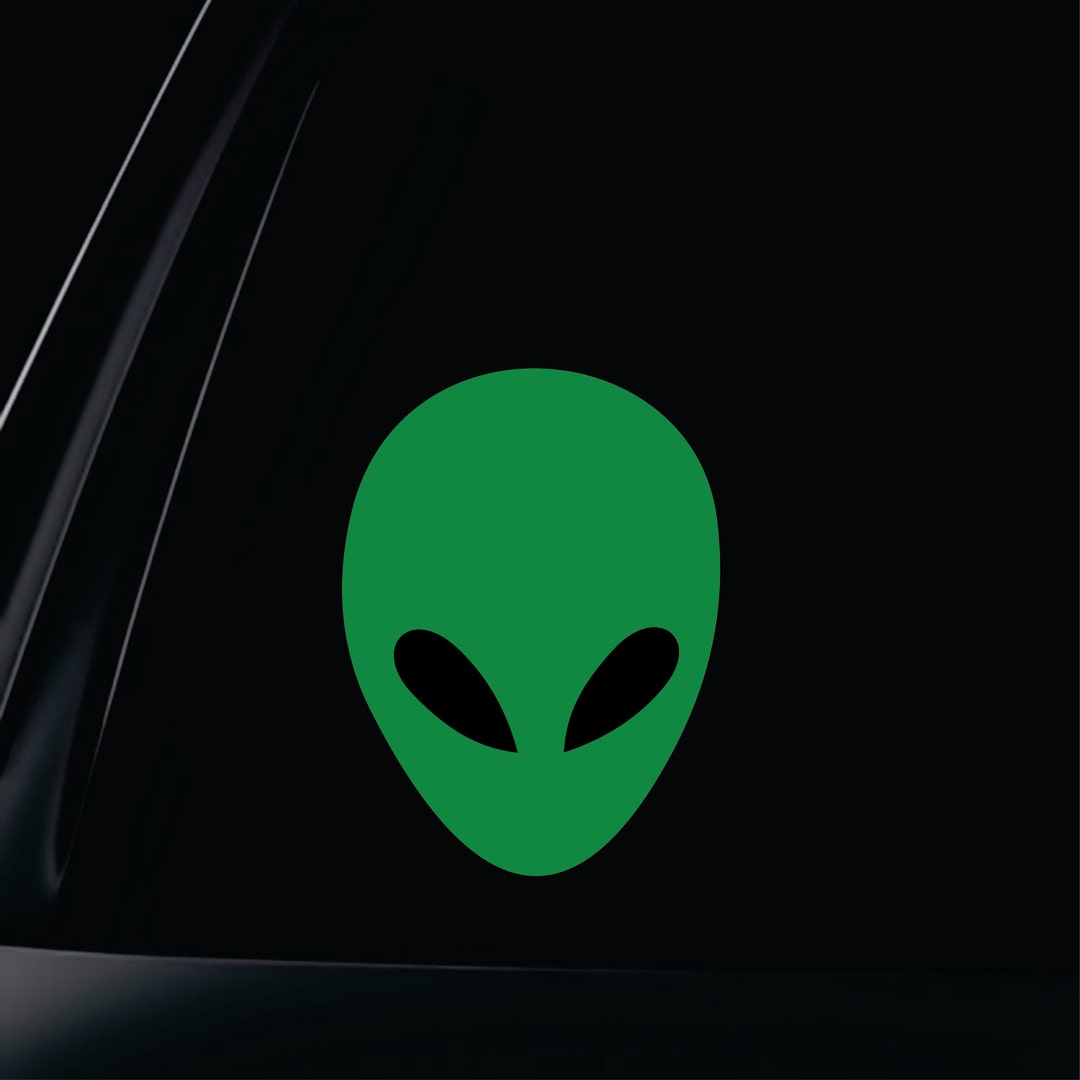 Alien Head Vinyl Decal Car Truck Window Laptop Notebook Tablet - Etsy