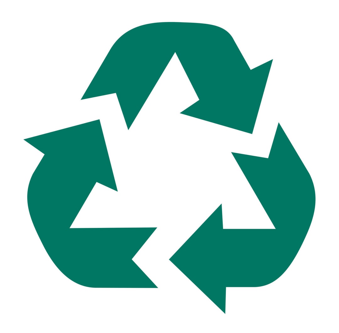 Recycle Symbol Vinyl Decal - Etsy