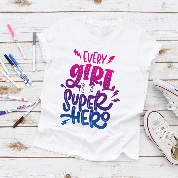 Every Girl is a Super Hero - Etsy