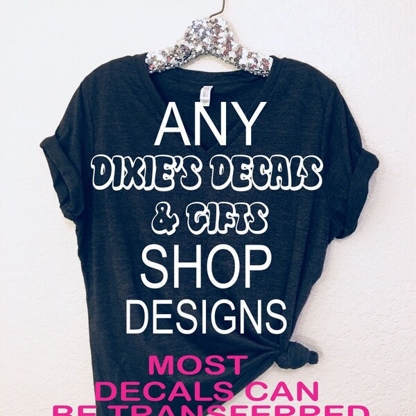 T Shirt Decals - Etsy