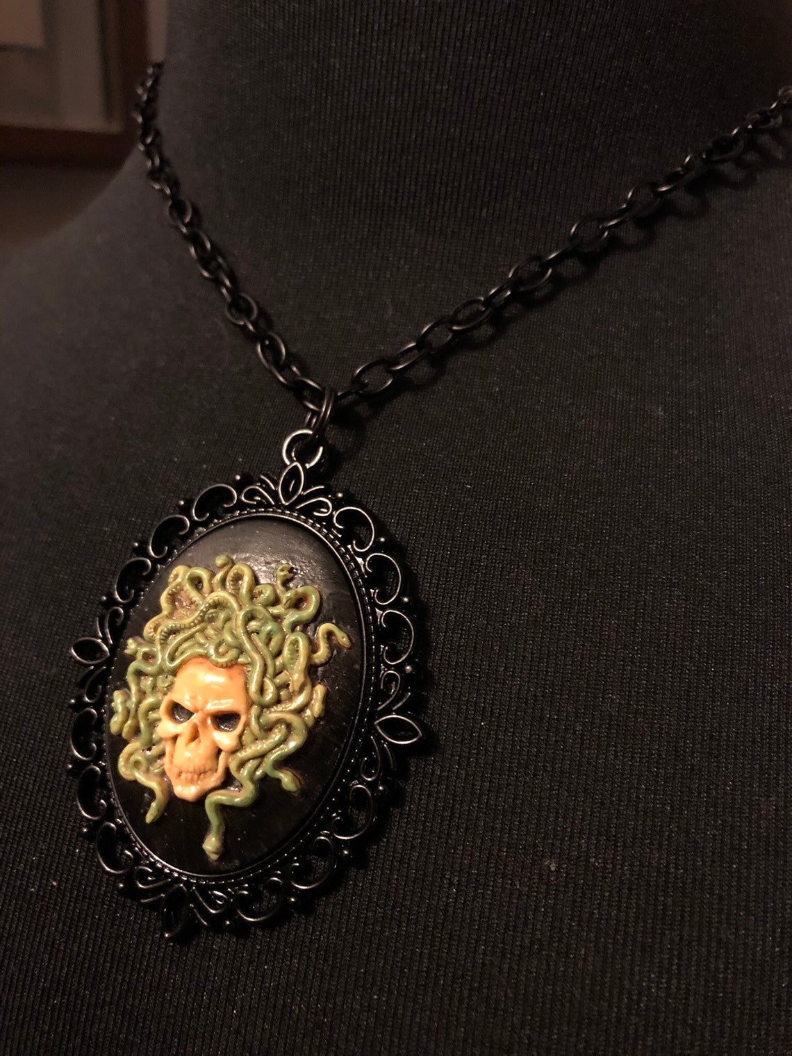 Cameo Collection Necklace Medusa - Etsy